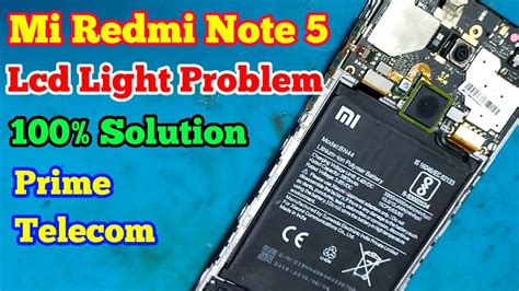 Mi Redmi Note Display Light Problem Lcd Light Solution Prime Telecom Mi YouTube