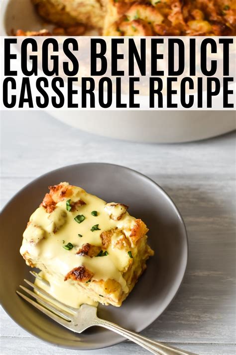 Eggs Benedict Casserole Recipe With Microwave Hollandaise