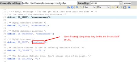 Fixing Database Connection Error In Wordpress Theme Press
