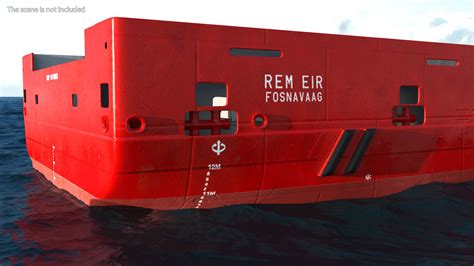 Rem Eir Offshore Supply Vessel 3d Model 149 3ds Blend C4d Fbx