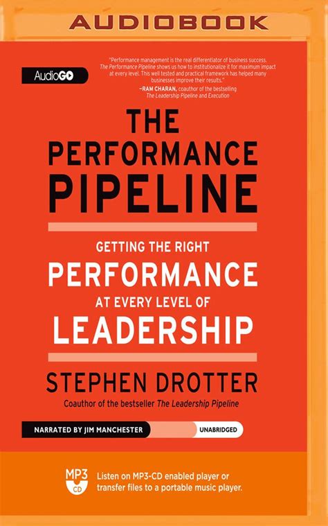 Performance Pipeline The Stephen Drotter Jim Manchester