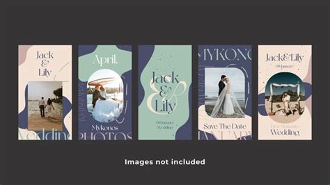 Premium Psd Wedding Instagram Stories
