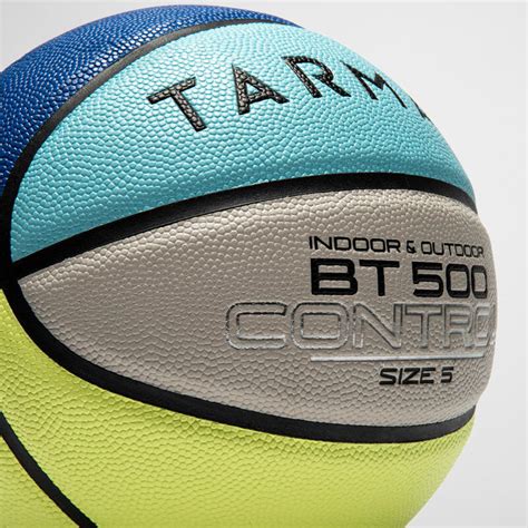 Balón Baloncesto Tarmak BT500 Talla 5 Azul Gris Amarillo | Decathlon