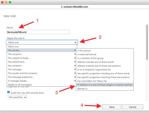 How To Setup Inbound Mail Rule For Office 365 From Barracuda • Conetix