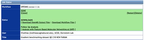 FBMN With OpenMS GNPS Documentation