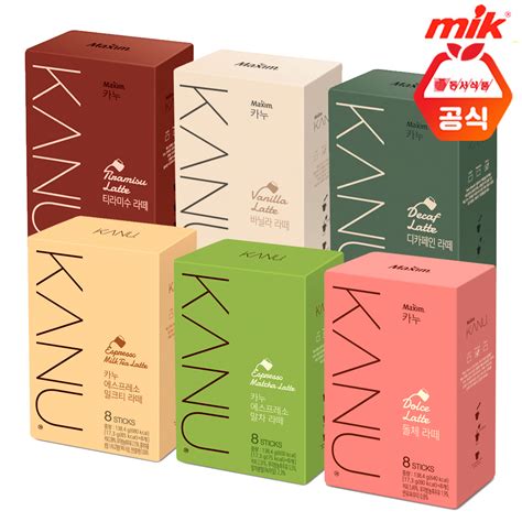 푸드페어 맥심 카누 스위트 라떼 8t 5종 돌체라떼말차밀크티바닐라라떼티라미수라떼 티몬