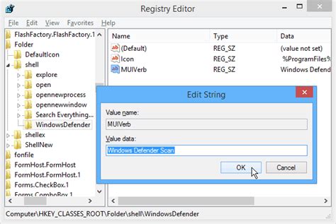 Windows 81 Tip Add Windows Defender To The Context Menu