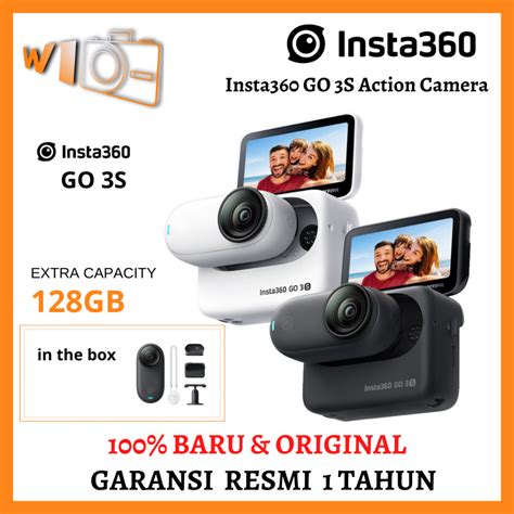 Jual Insta360 Go 3s 4k Action Cam Insta 360 Go3s Action Camera Garansi