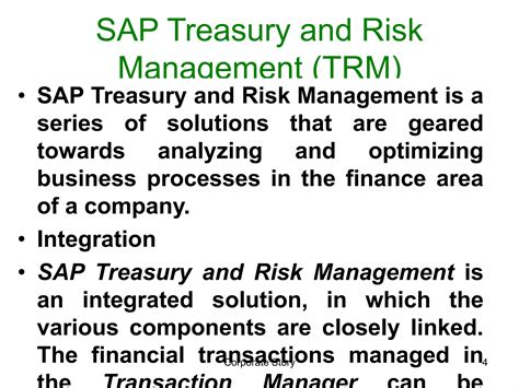 Sap Treasury Management Ppt