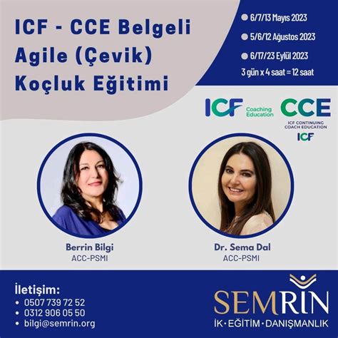 Icf Cce Belgeli Agile Çevik Koçluk Eğitimi Nedir Dr Sema Dal İk EĞİtİm Ve DaniŞmanlik