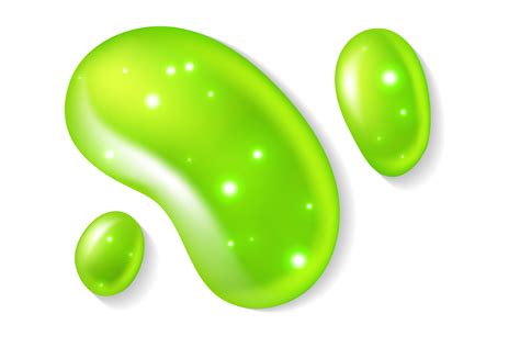 Green Sparkling Blob Slime Drops With B Graphic By Yummybuum