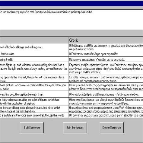 the sentence alignment tool download scientific diagram