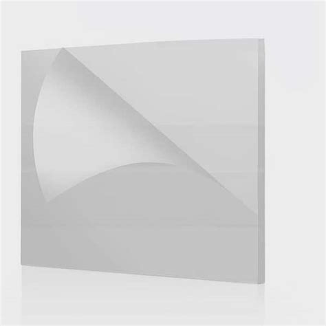 Afoxsos 025 In X 0 Ft X 0 Ft Clear Acrylic Sheet Plexiglass