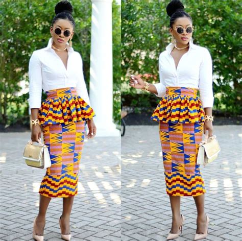 Hot Trend Alert Four Ways To Wear Your African Print Pencil Skirts The
