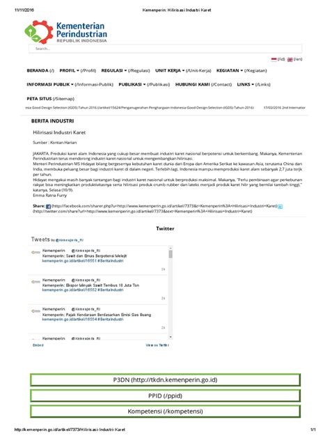 Mendorong Hilirisasi Industri Karet Nasional Pdf