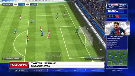 Sky Sports Lineup Graphics Template