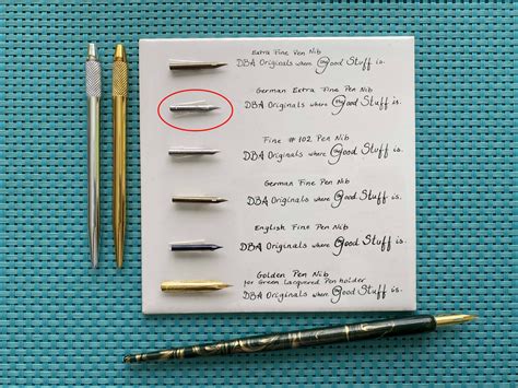 German Extra Fine Pen Nibs Dba Originals