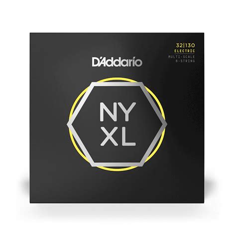 Shop Daddario Nyxl32130ms Light Multiscale 6 String Fanned Fret Bass Strings 32 130 Online