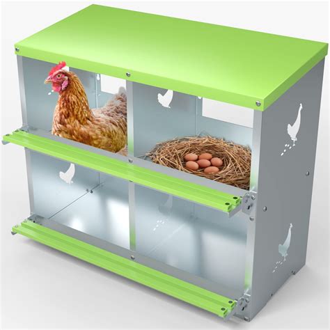 Nesting Boxes 4 Hole Chicken Nesting Box For Laying Eggs Heavy Duty