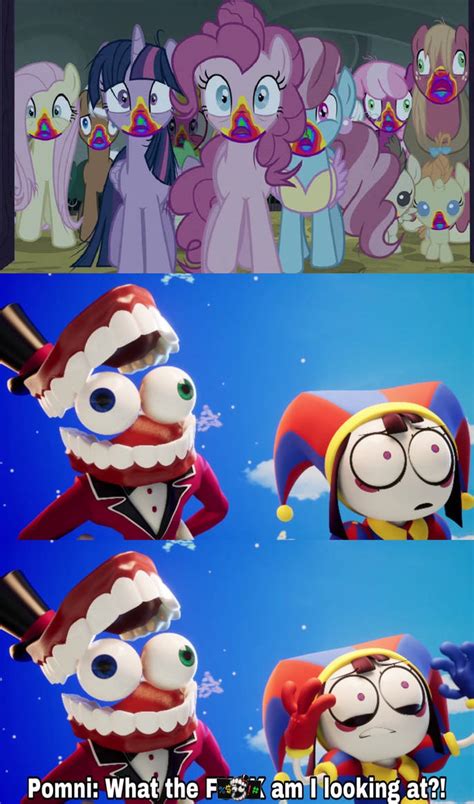 Pomni Looks At Cookie Craving Zombies By Noahishere18 On Deviantart