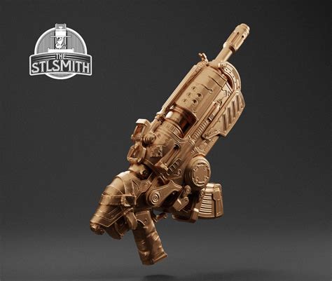 Hammerburst Life Size Replica Prop Kit 3d Print Fdm Etsy