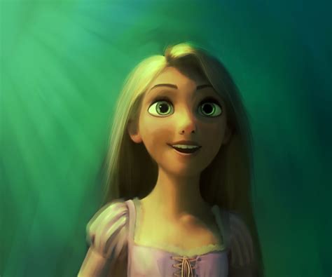 750x1334 Resolution Disney Princess Rapunzel Painting Illustration