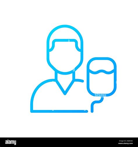 Intensive Care Pixel Perfect Gradient Linear Vector Icon Stock Vector