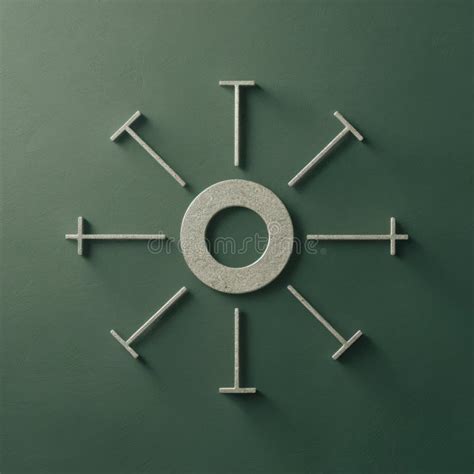 Abstract Social Network Vector Illustration With Polygonal Circles Shapes Molecules Technology