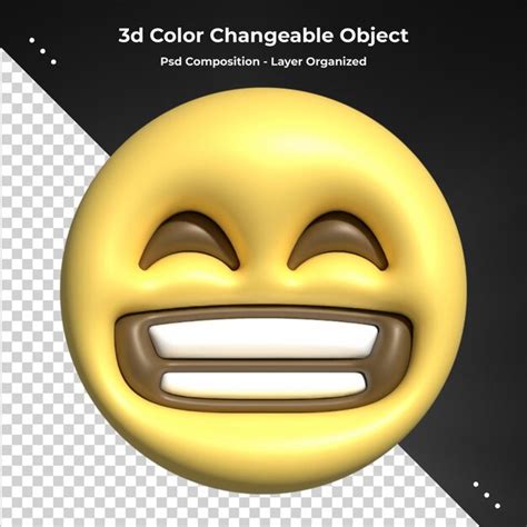 Premium Psd D Emoji Faces With Facial Expressions D Rendering