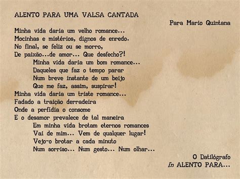 Tempo Poema Mario Quintana Bruniv