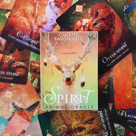 Spirit Animal Oracle Cards A 68 Card Deck Guidebook Pdf Etsy