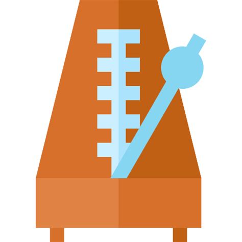 Metronome Basic Straight Flat Icon