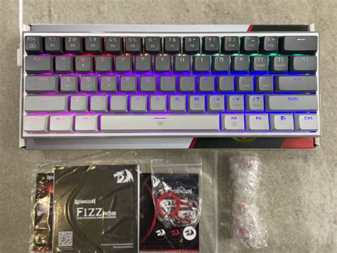 Нова REDRAGON Fizz К617 | Механическая игровая клавиатура Hot swap RGB ...