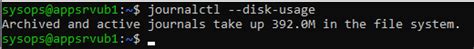 Configure Systemd Journald Log Size In Linux Power Sysadmin Blog