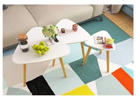 Stockholm Triangle Nesting Tables Set Of 3 Building Materials Online