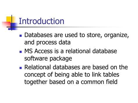 Ppt Ms Access 2010 Powerpoint Presentation Free Download Id2352934