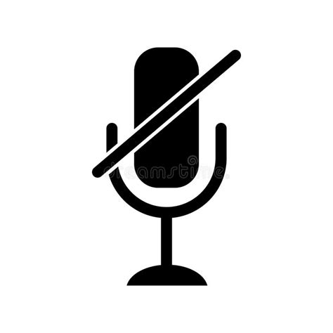 Muted Mic Icon Stock Illustrations 555 Muted Mic Icon Stock
