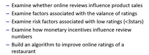 Solved Examine Whether Online Reviews Influence Product Chegg