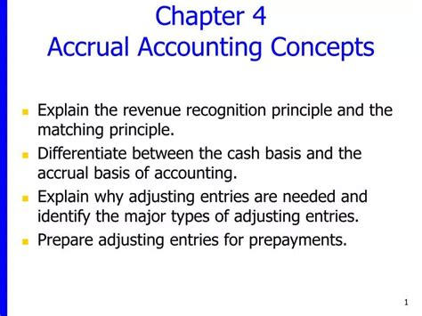 Ppt Chapter 4 Accrual Accounting Concepts Powerpoint Presentation