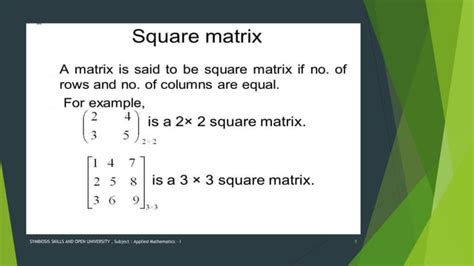 Basics Of Matrices With Application In Engineering Pptx Physics Science