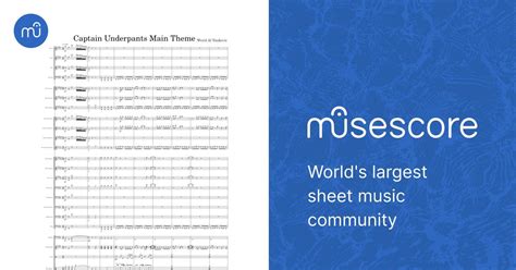 Captain Underpants Main Theme Sheet Music For Trombone Tuba Flute Oboe And More Instruments