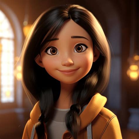 Premium Photo 3d Rendering Of Cartoon Like Asian Girl
