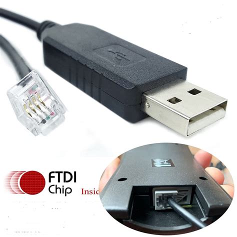 Cable Assemblies 4p4c To Db9 Db9 Rs232 To Rj11 Serial Cable For Pc