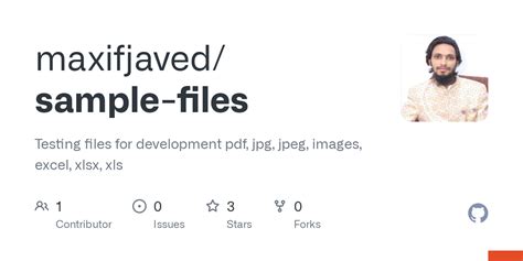 GitHub Maxifjaved Sample Files Testing Files For Development Pdf Jpeg Images Excel