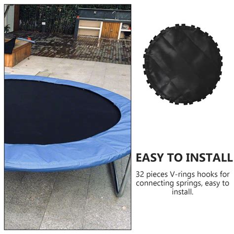 1Pc Black Trampoline Replacement Jumping Mat Tramp... – Grandado