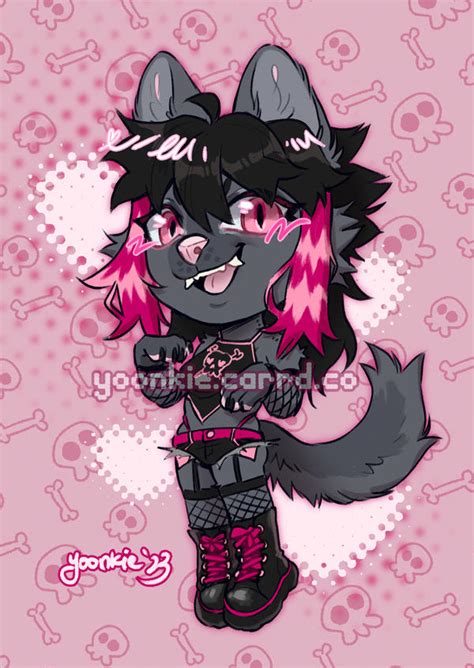 Af Chibi Wolfie By Yoonkiepls On Deviantart