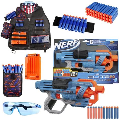 Wyrzutnia Nerf Elite 20 Commander Rd 6 E9485 Nowy Gotowy Zestaw