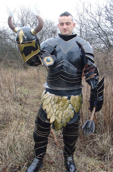 Black Plate Armor Larp And Cosplay