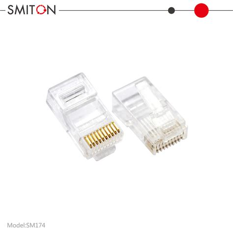 Gold Plated Rj48 Rj49 Rj50 Connector 10p10c Modular Plug 10p10c Modular Plug And Rj48 Rj49
