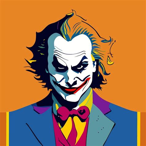 Premium Vector Joker Vector Illustration Flat